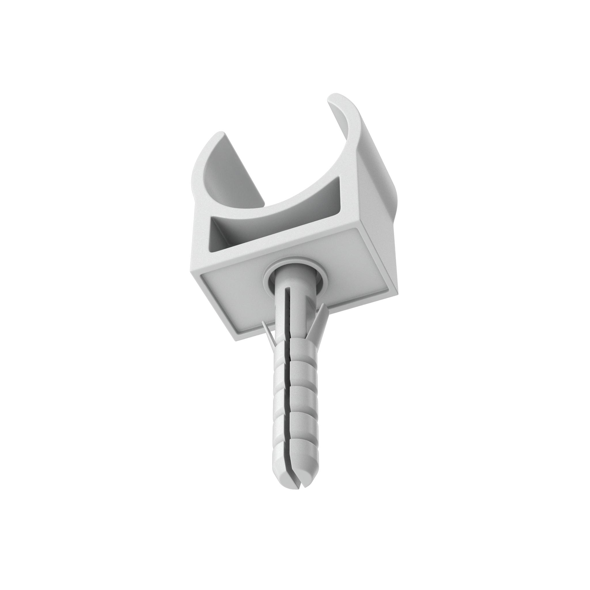 3D Pipe Clamp With Wall Plug model - TurboSquid 1910947