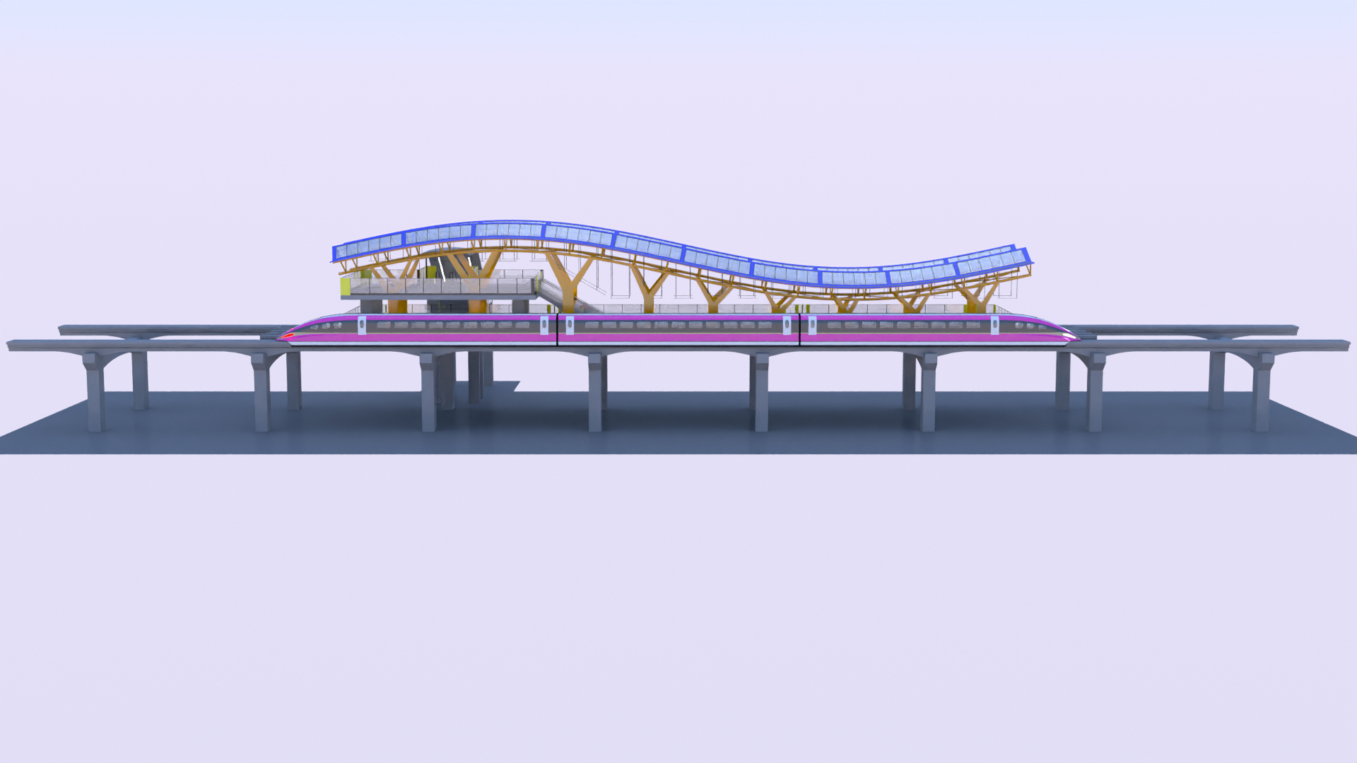 3D Maglev Stations Collection III 2024 - TurboSquid 2173805