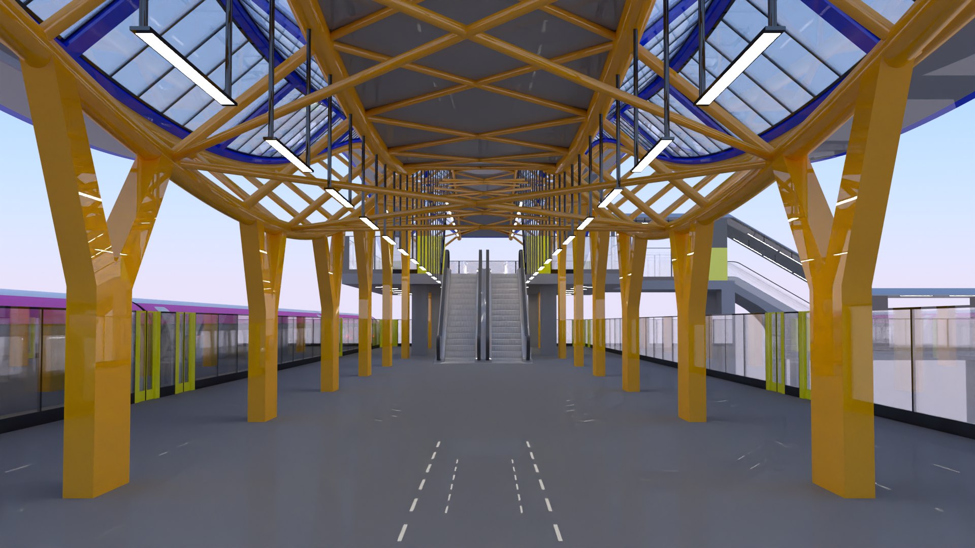 3D Maglev Stations Collection III 2024 - TurboSquid 2173805