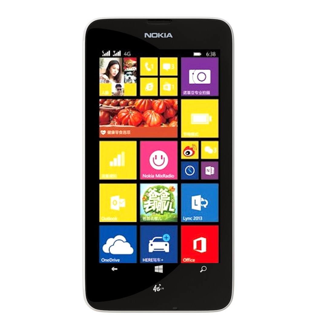 3d Model Nokia Lumia 638 White