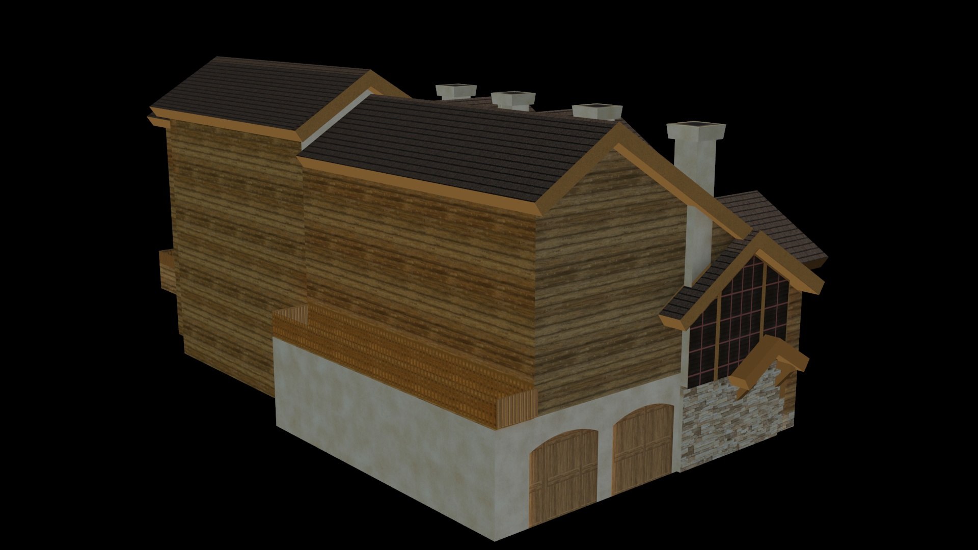 Condo Low Poly Structure 3D Model - TurboSquid 1999838