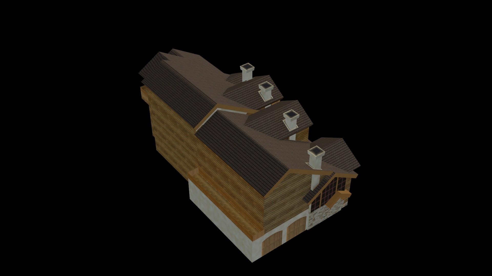 Condo Low Poly Structure 3D Model - TurboSquid 1999838