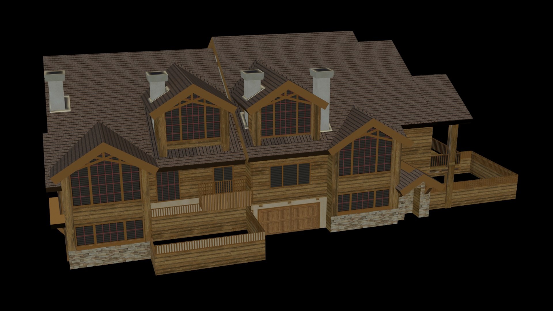 Condo Low Poly Structure 3D Model - TurboSquid 1999838