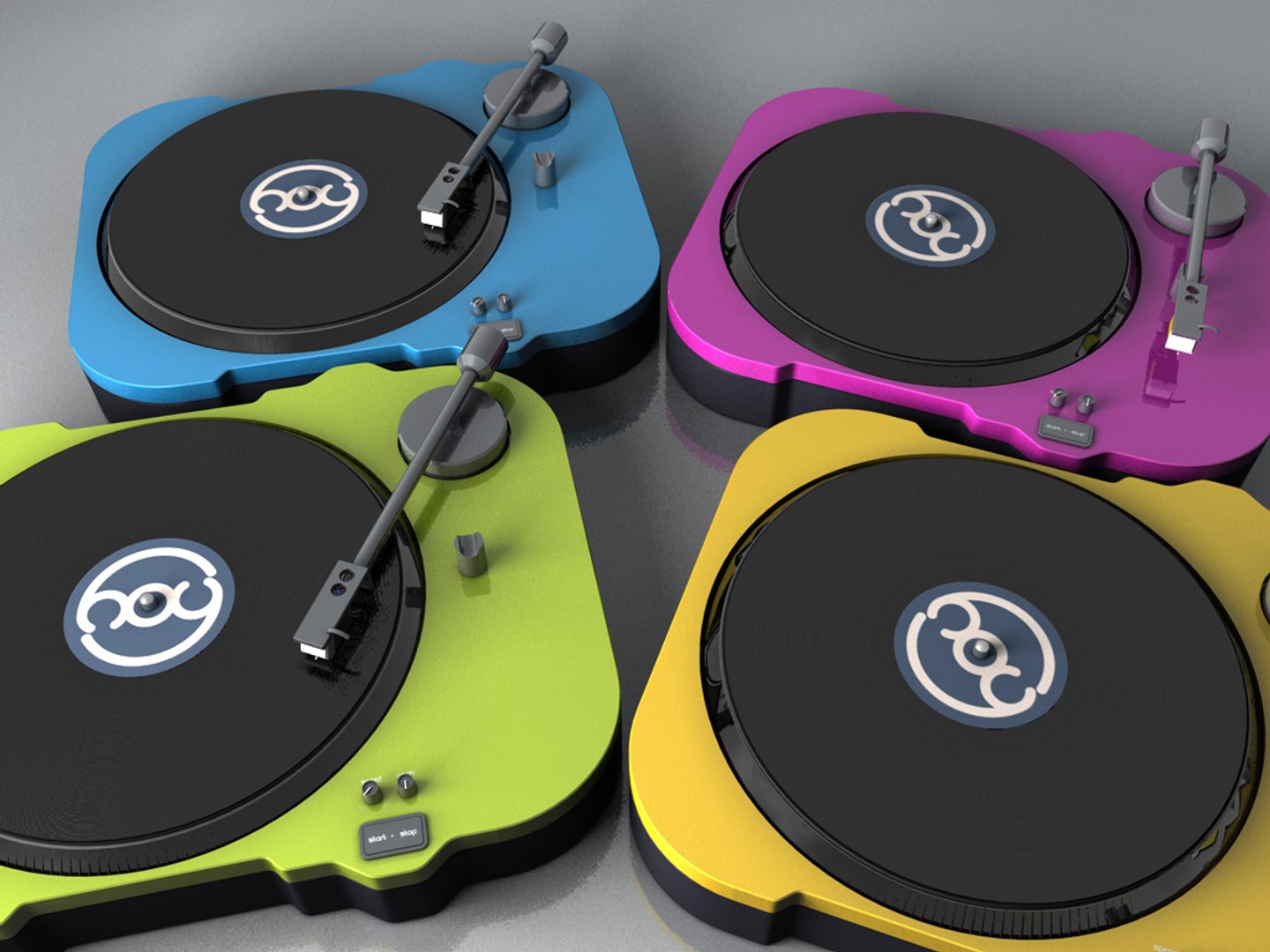 Turntables Record 3d Model