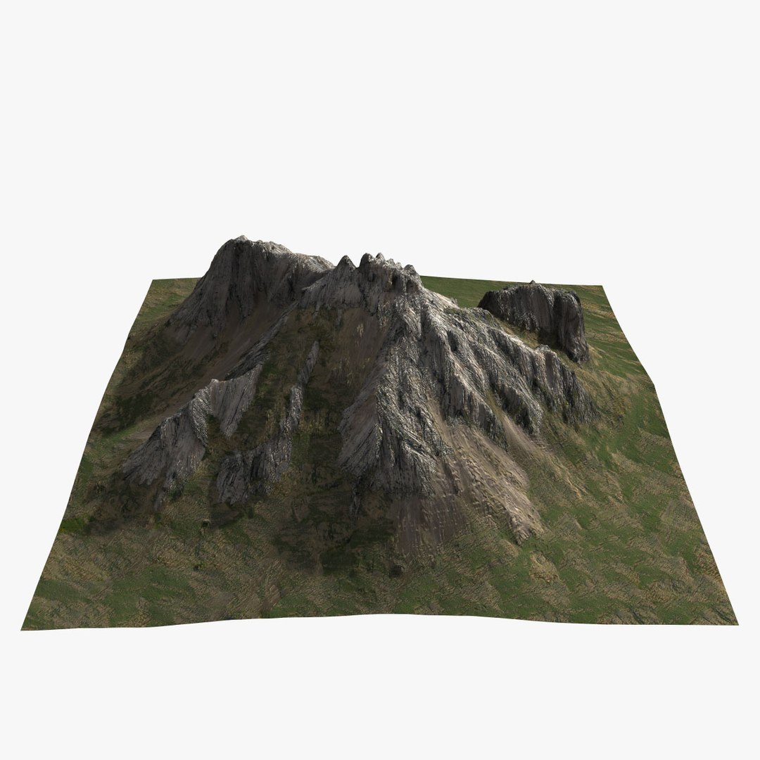3d Obj Rocky Mountain