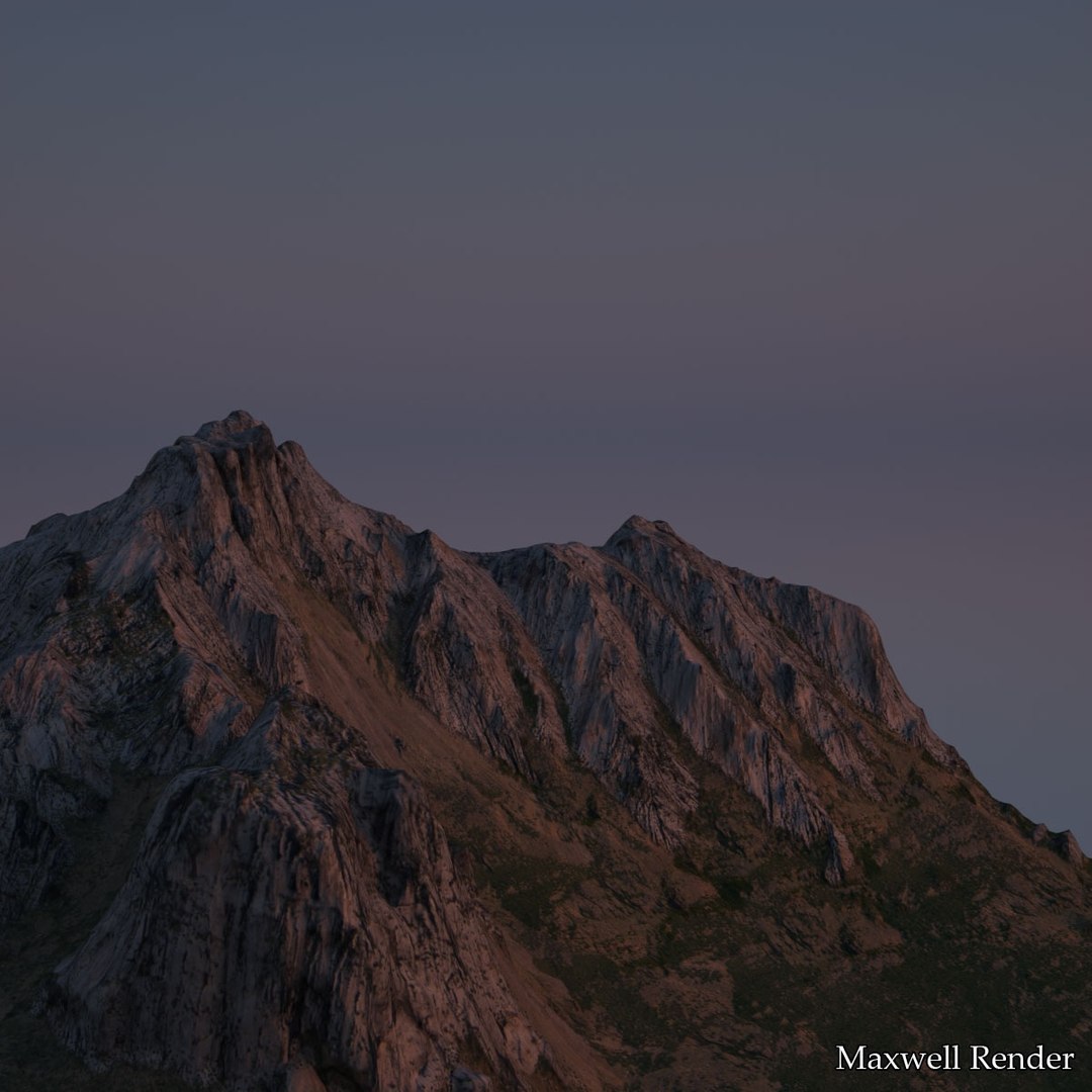 3d Obj Rocky Mountain