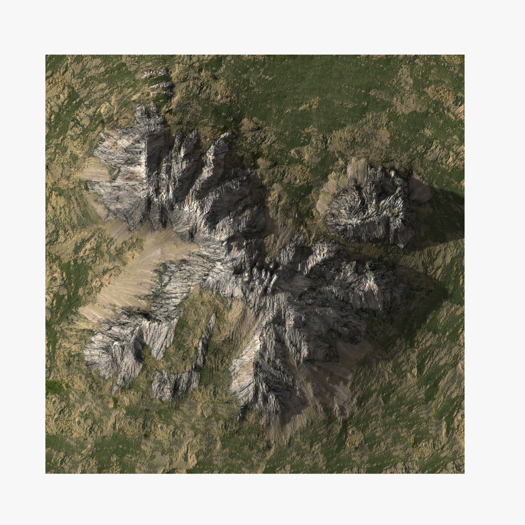 3d Obj Rocky Mountain