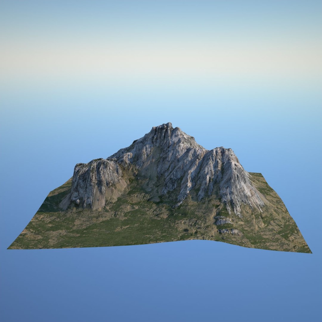 3d Obj Rocky Mountain