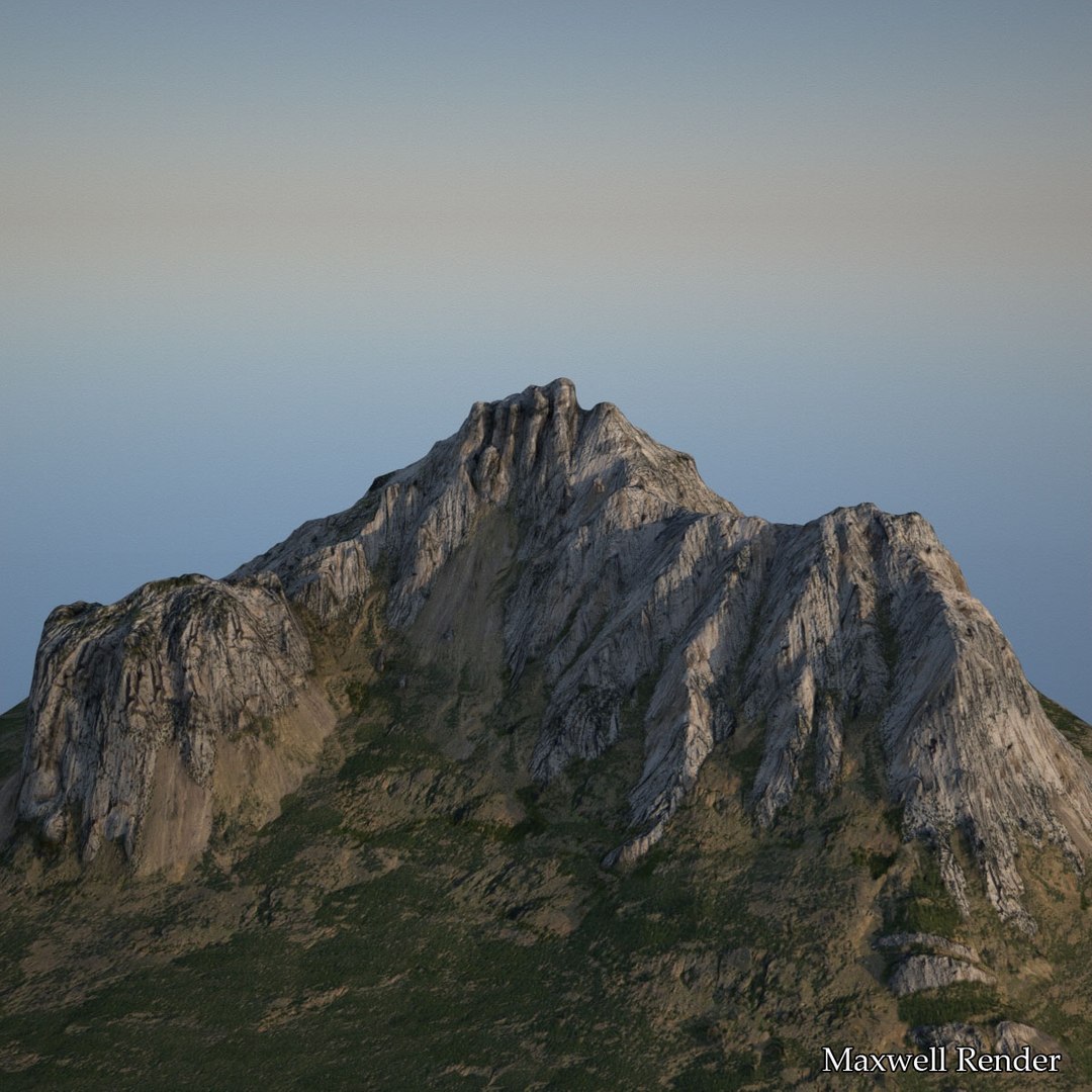 3d Obj Rocky Mountain