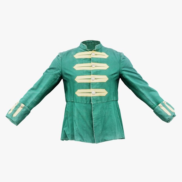 Arrow Jacket Closed 3D model - TurboSquid 1850538