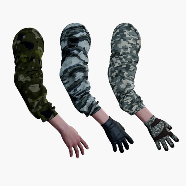 FPS hand glove tactical 05 3D model - TurboSquid 1827800