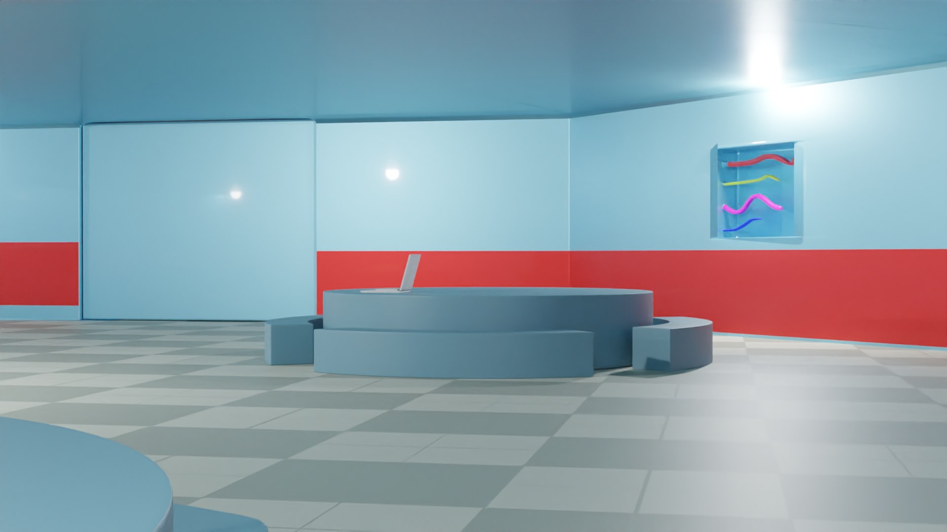 Cafeteria Scenario 3D - TurboSquid 1643965