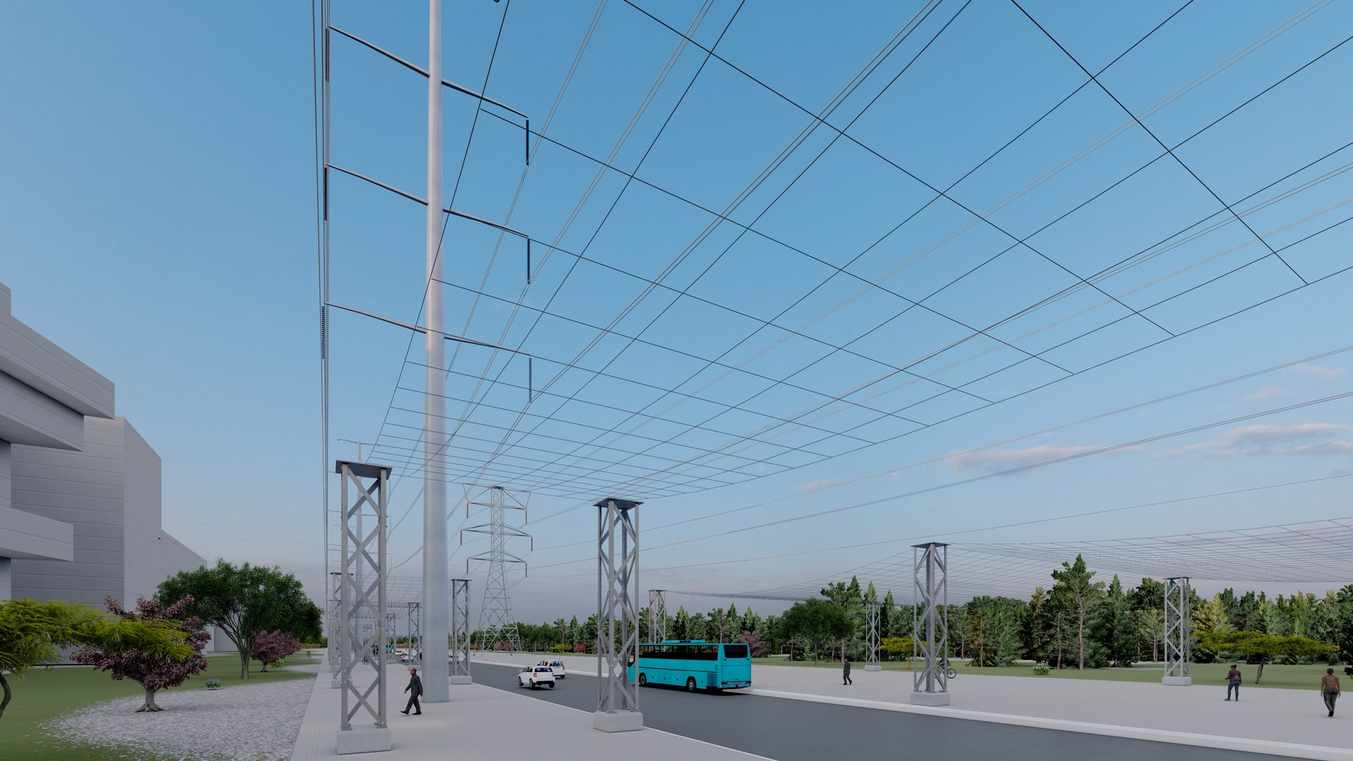 3D Model Powerline SafetyNet Infrastructure2 - TurboSquid 2256360