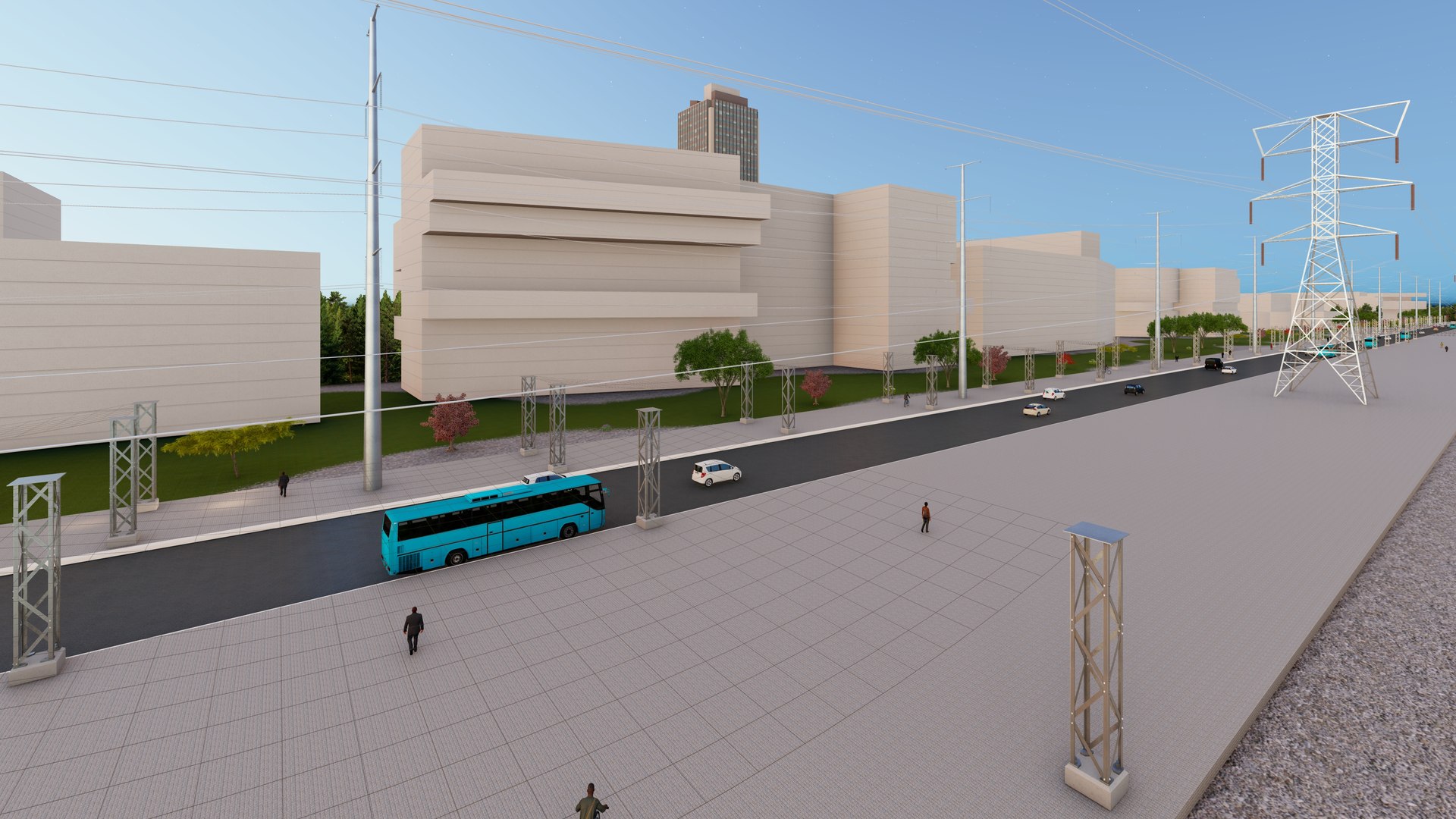 3D Model Powerline SafetyNet Infrastructure2 - TurboSquid 2256360