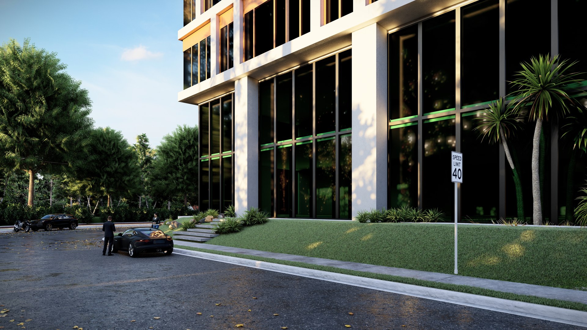 Modern Building High Quality Renders 3D Model - TurboSquid 2368070