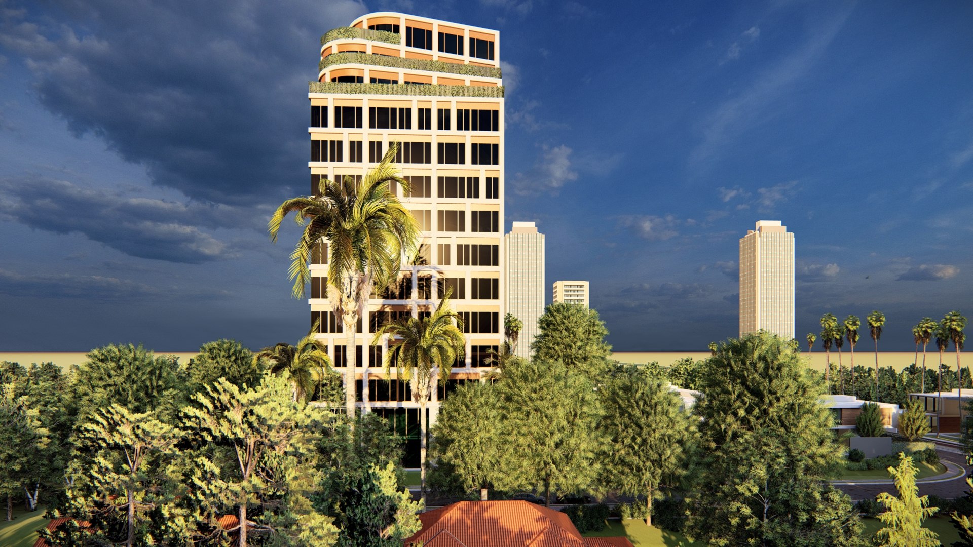 Modern Building High Quality Renders 3D Model - TurboSquid 2368070