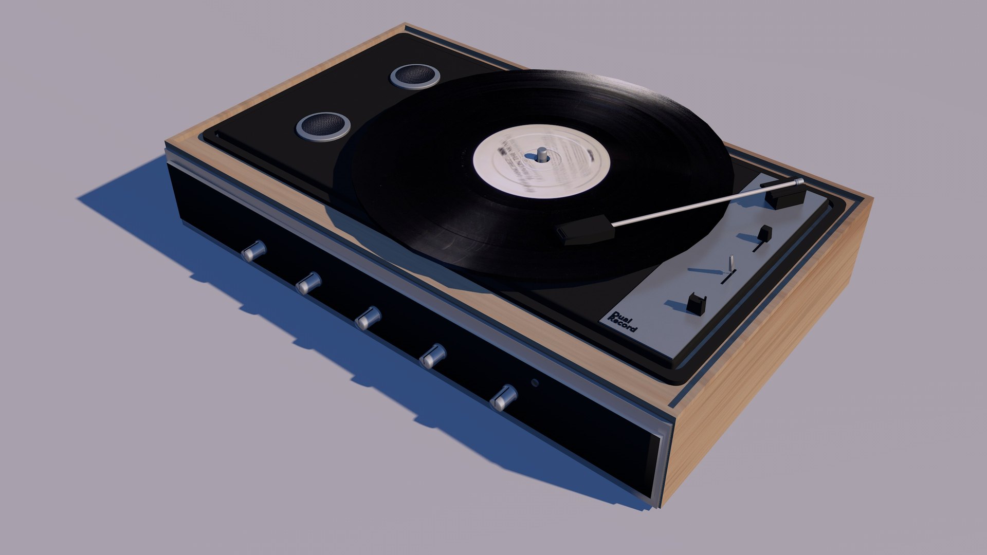 Record Player 3d Model