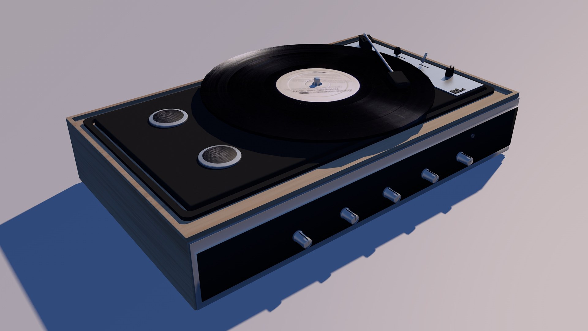 Record Player 3d Model