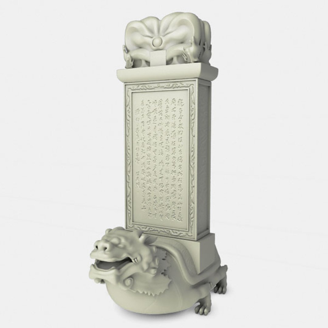Stone Tablet 3d Max