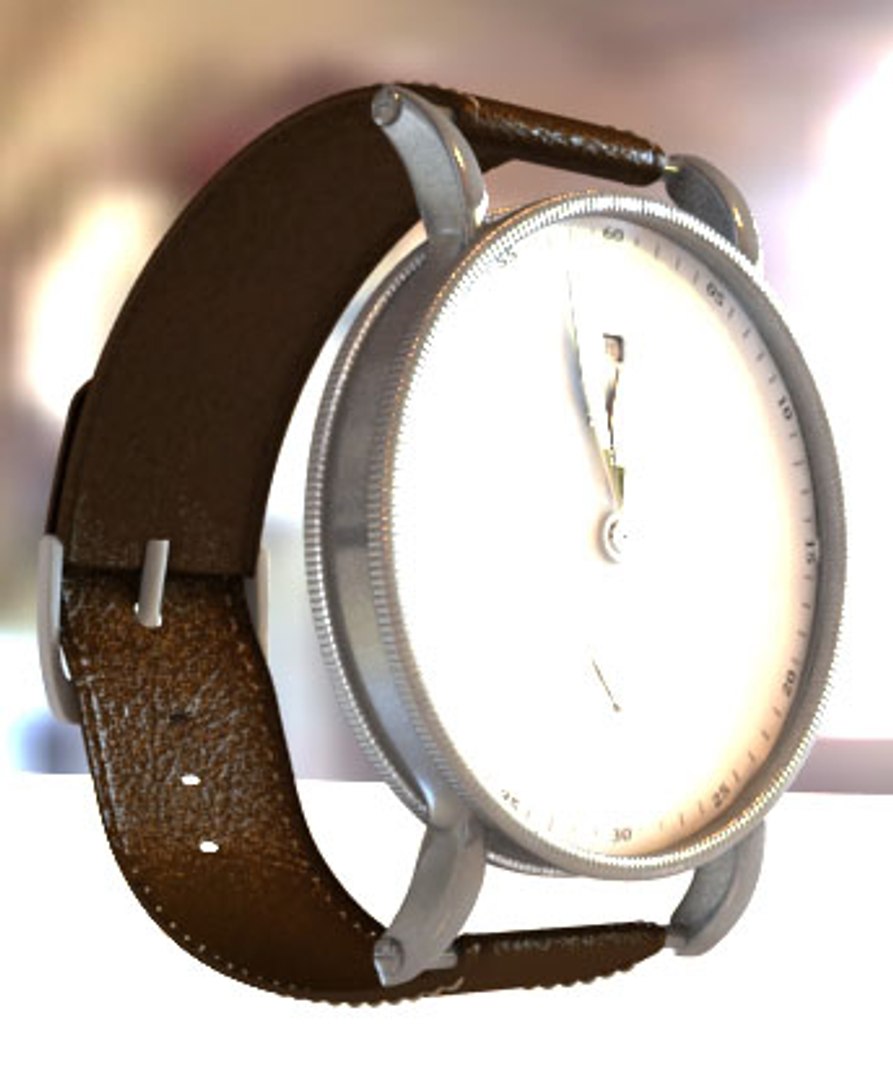 3d Blade Watch Model
