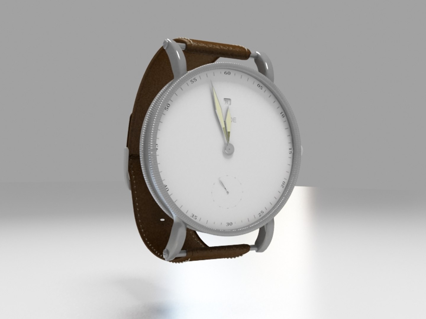 3d blade watch model
