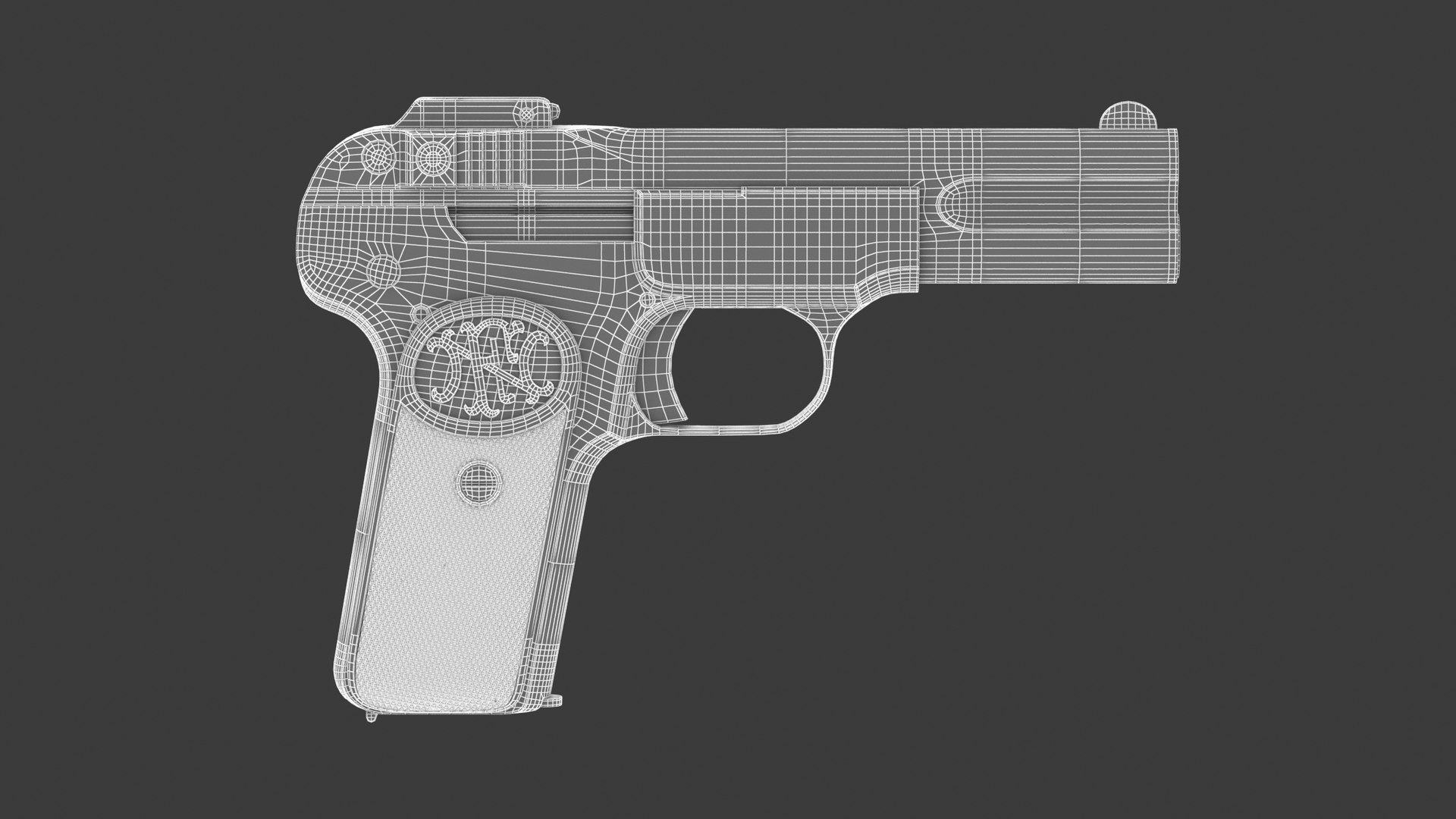 3D FN M1900 Pistol Model TurboSquid 1769164, 55% OFF