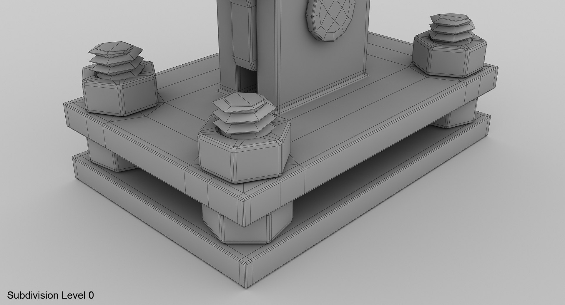 Automatic Gates Roller 3d Obj