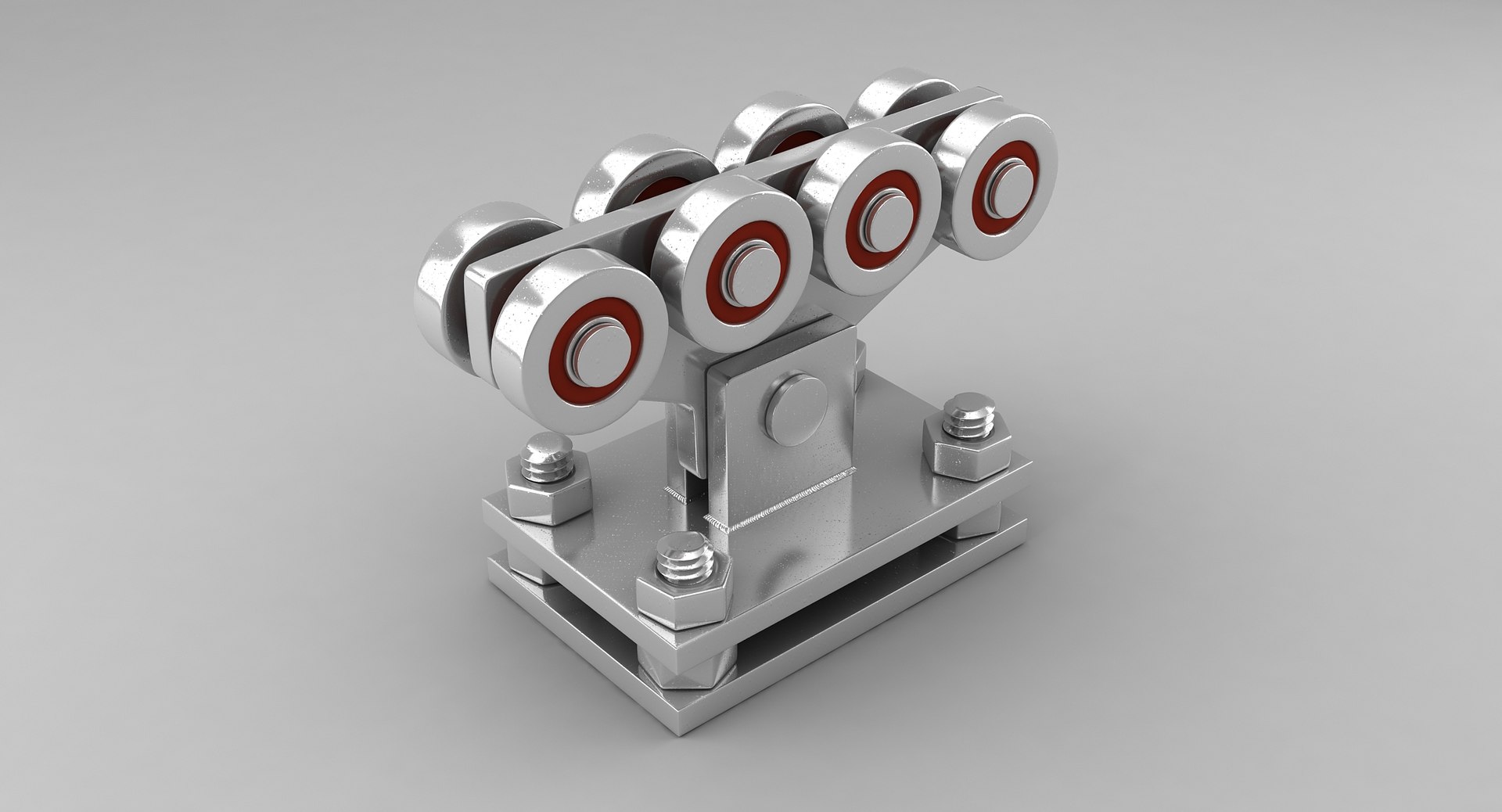 Automatic Gates Roller 3d Obj