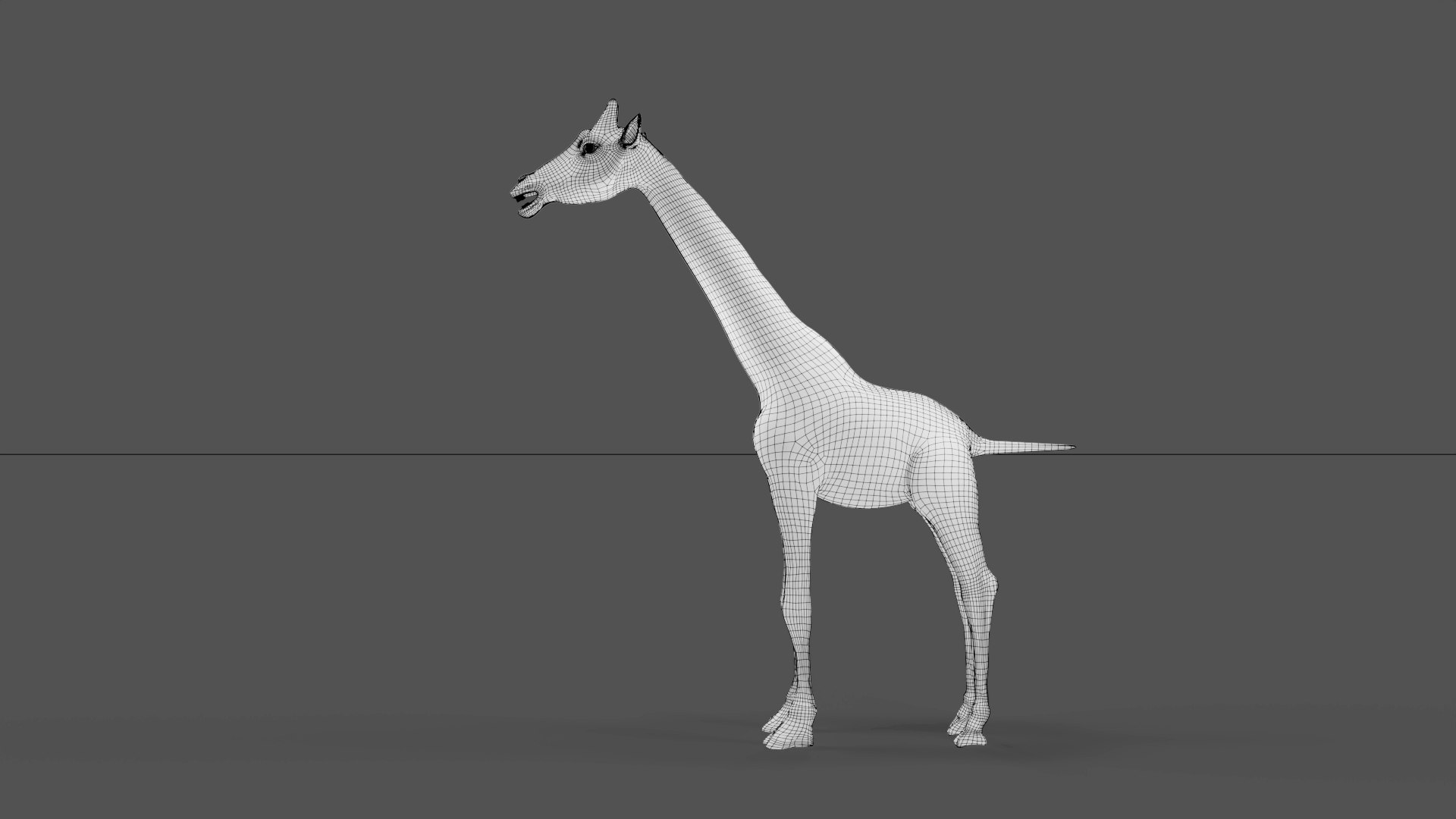 3D Fur Giraffe Rigged And Animation In Blender Model - TurboSquid 1971711