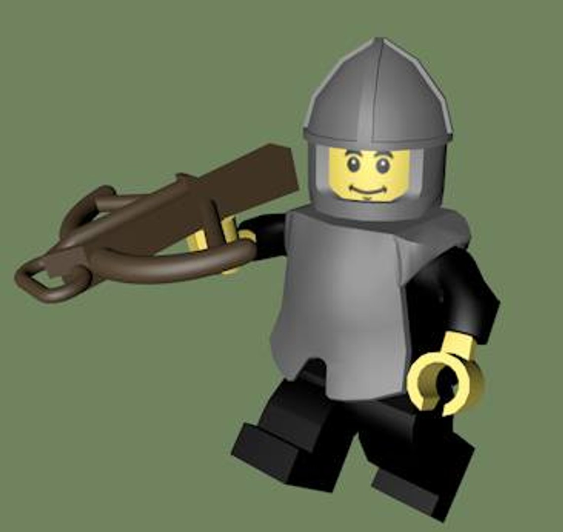 C4d Lego Crossbow Rigged