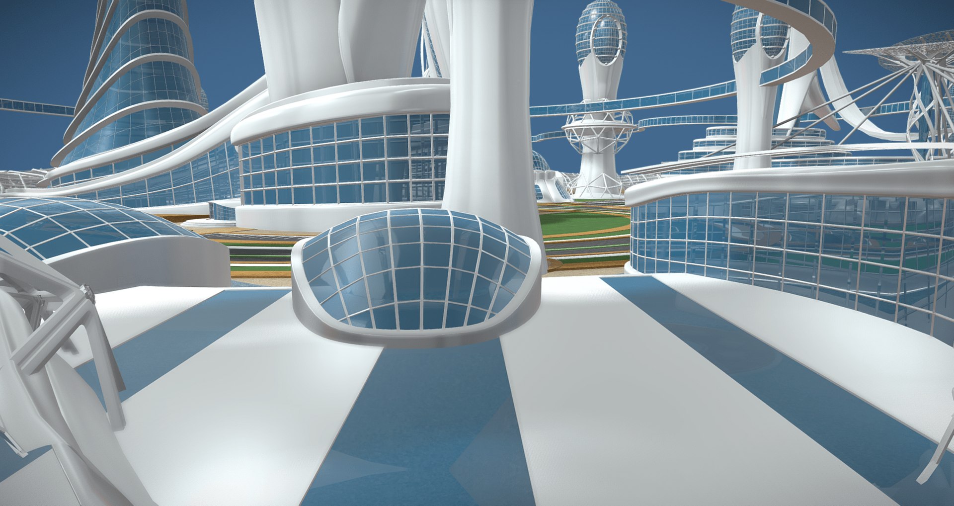 Future City Island - Highly Detailed Model 3D - TurboSquid 2300284