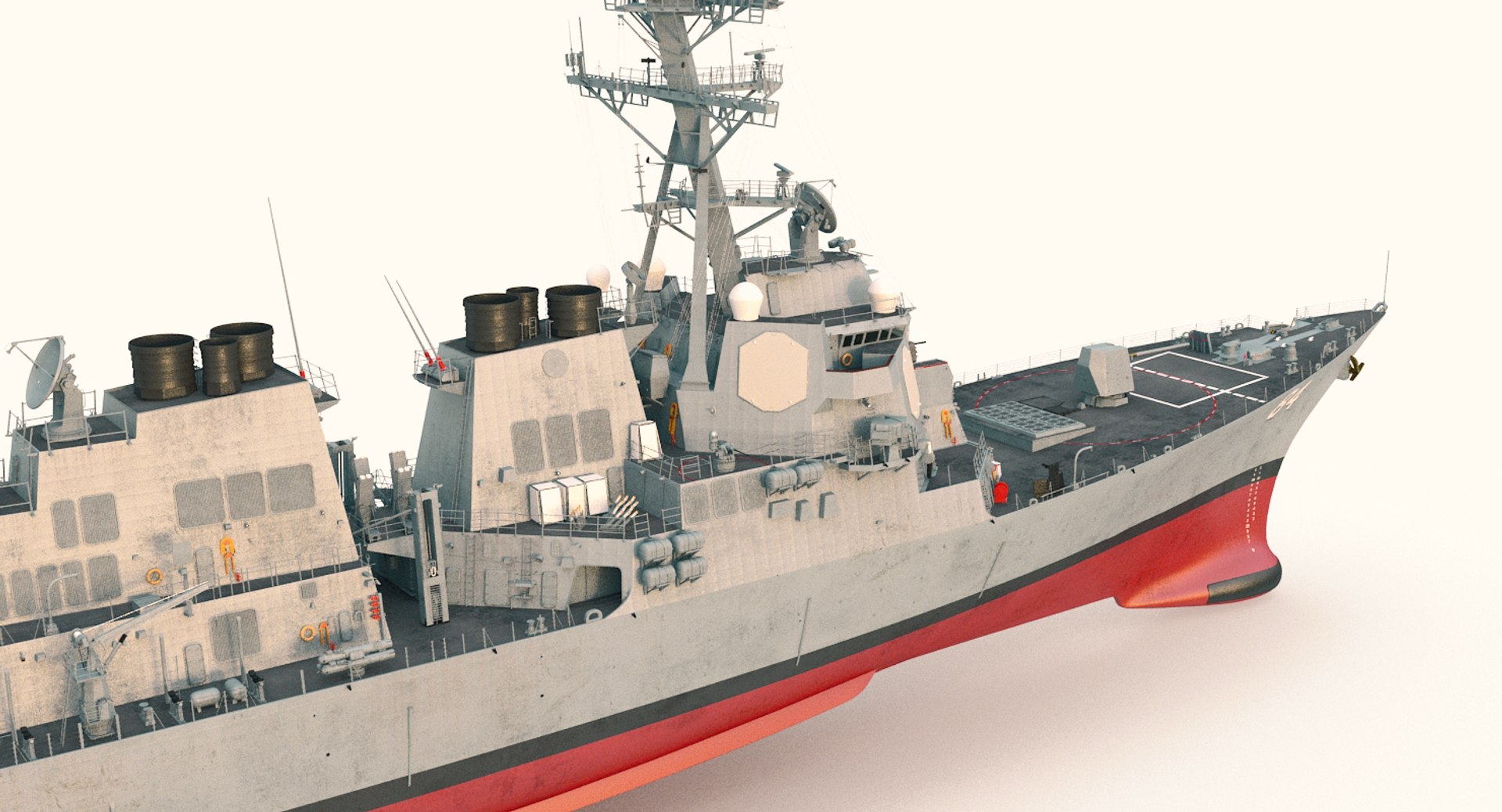 Uss Bulkeley 3D Model - TurboSquid 1380660