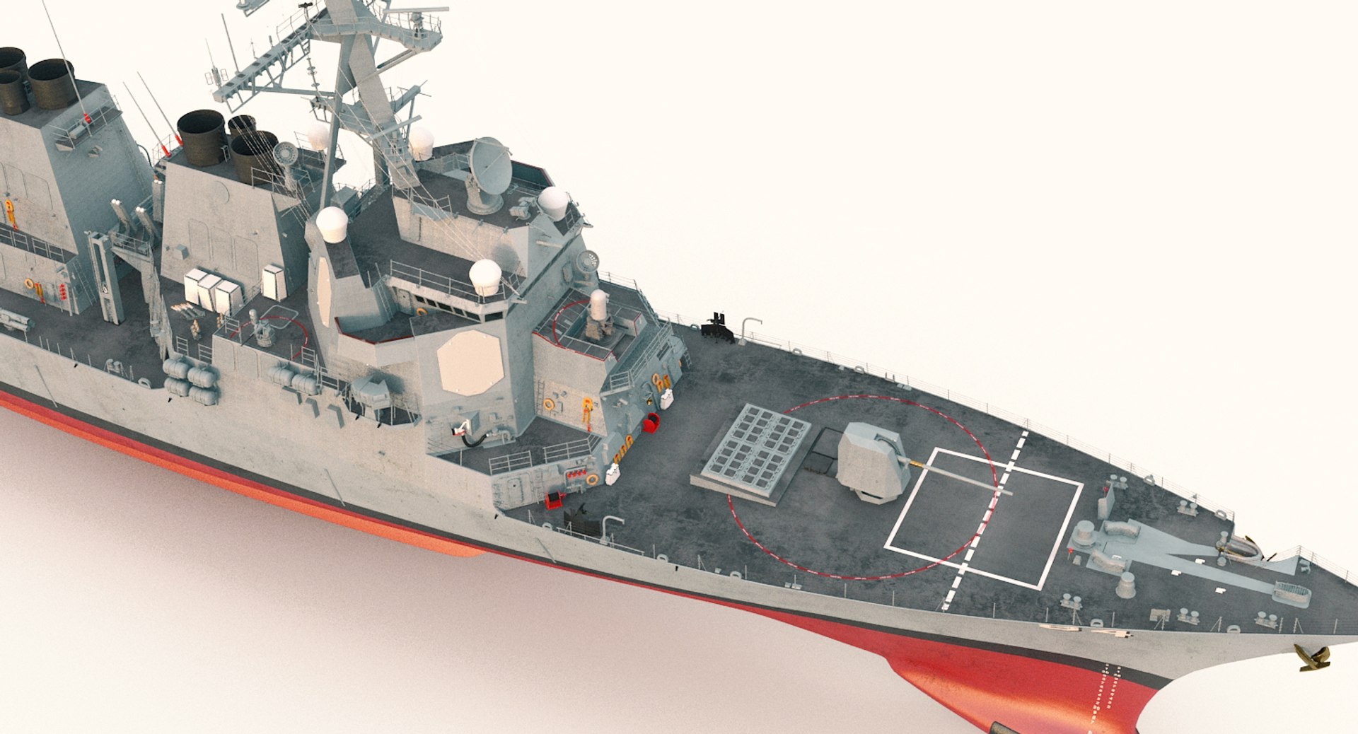 Uss Bulkeley 3D Model - TurboSquid 1380660