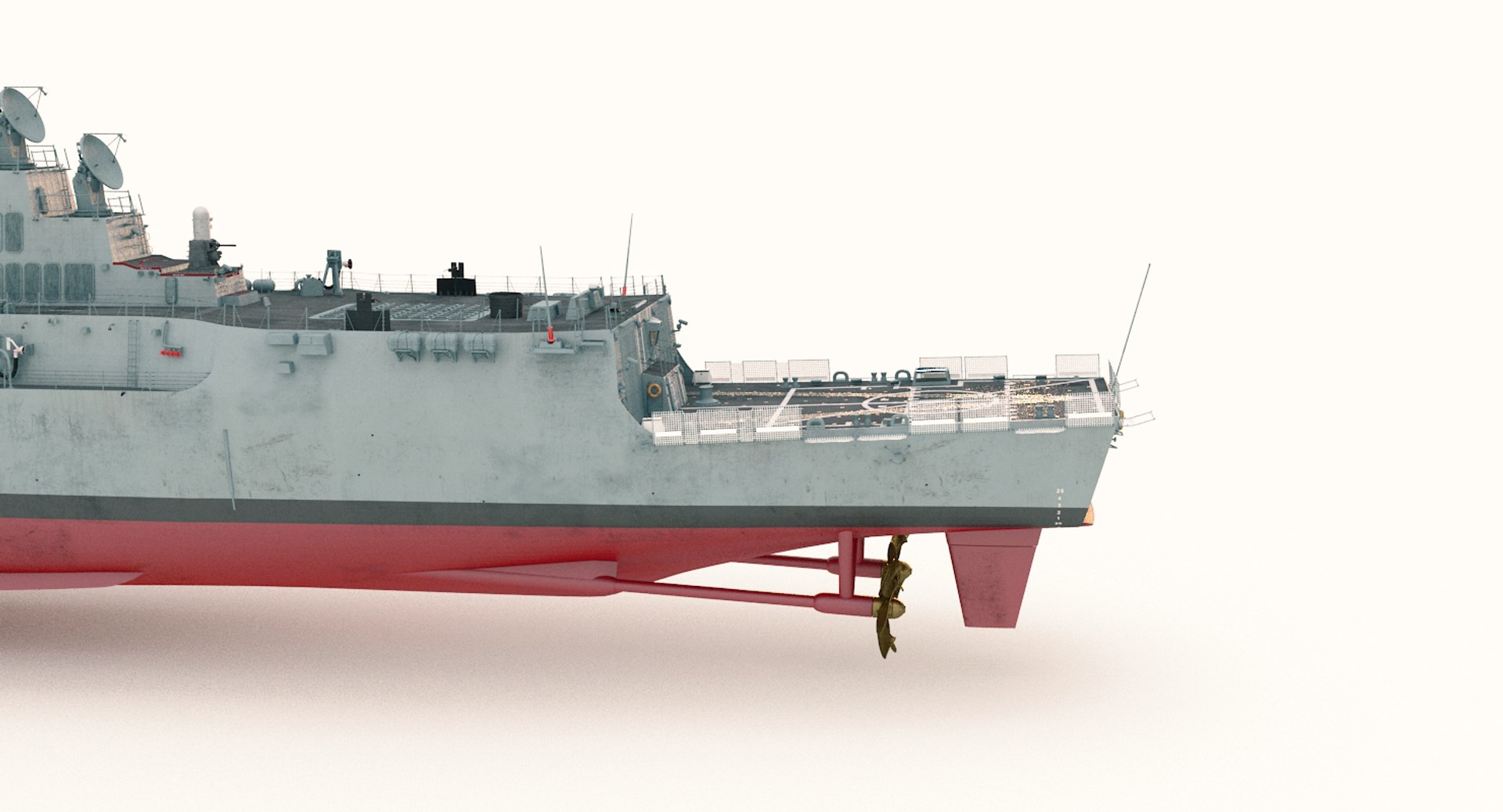 Uss bulkeley 3D model - TurboSquid 1380660