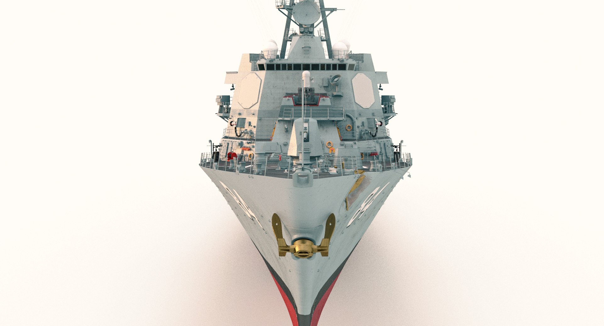 Uss bulkeley 3D model - TurboSquid 1380660