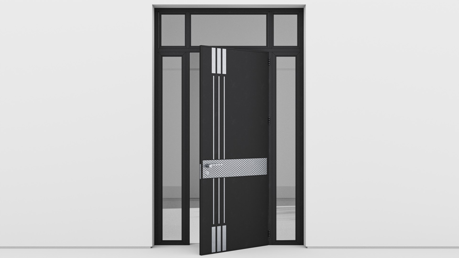 3D Aluminium Door 148 - TurboSquid 2031998
