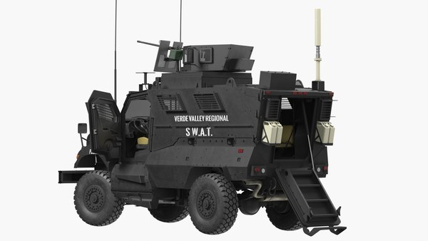 SWAT Vehicle International MaxxPro 3D model - TurboSquid 1991754