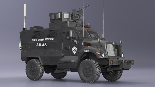 SWAT Vehicle International MaxxPro 3D 모델 - TurboSquid 1991754