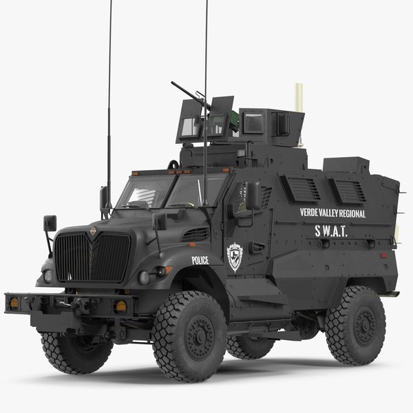 SWAT Vehicle International MaxxPro 3D model - TurboSquid 1991754