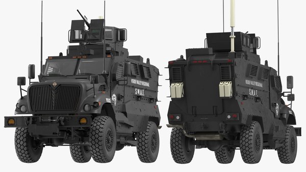 SWAT Vehicle International MaxxPro 3D model - TurboSquid 1991754