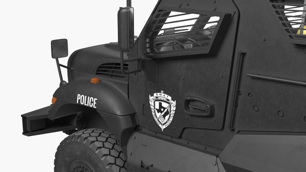 SWAT Vehicle International MaxxPro 3D model - TurboSquid 1991754