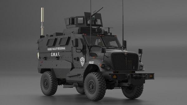 SWAT Vehicle International MaxxPro 3D model - TurboSquid 1991754