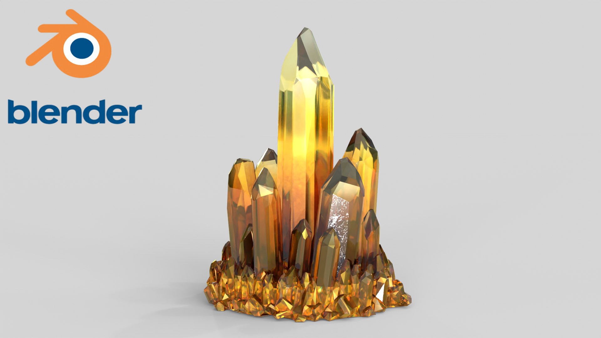 Crystal Yellow 3D Model - TurboSquid 2152967