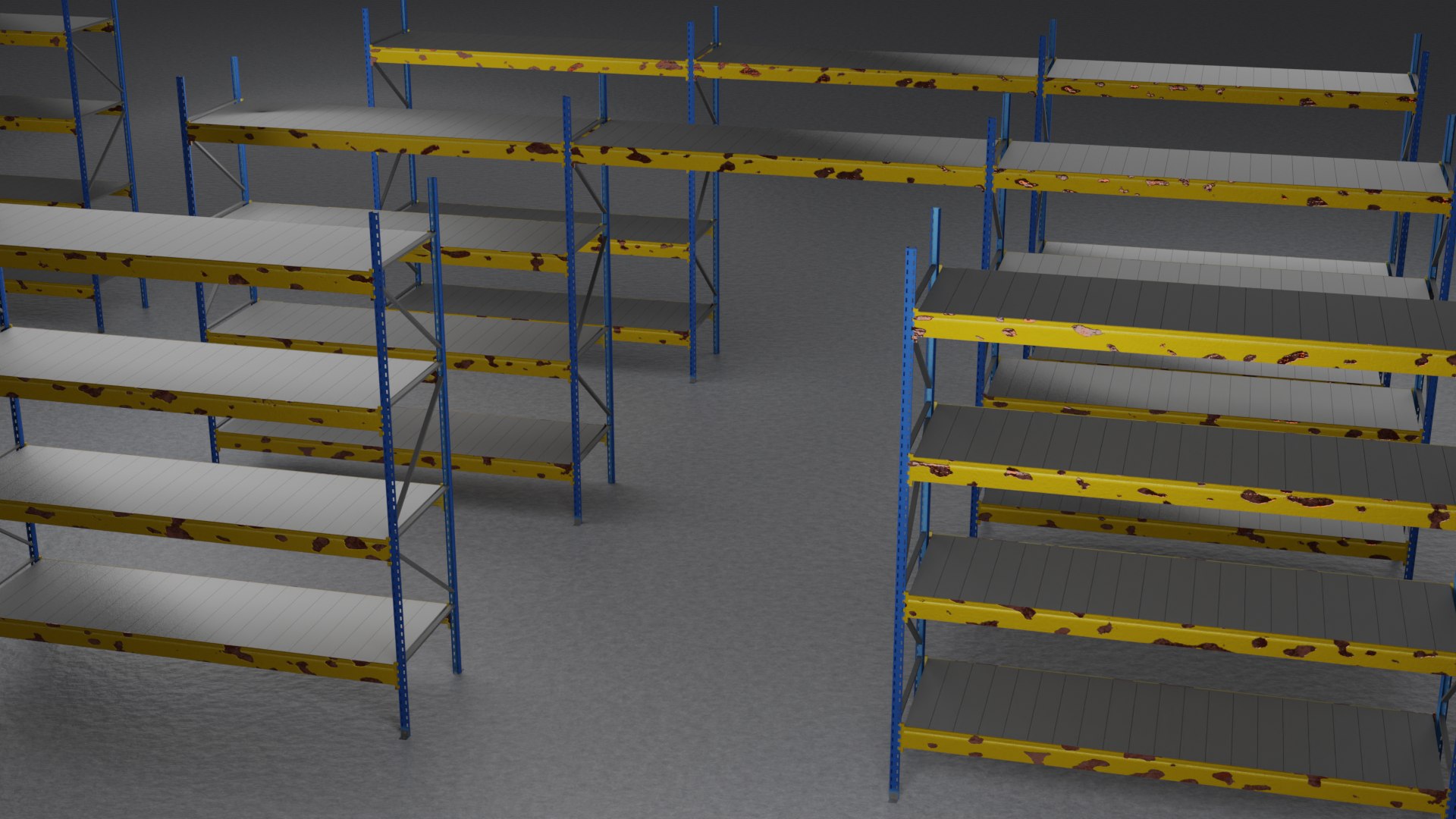 Warehouse Shelves 3D Model - TurboSquid 2100191