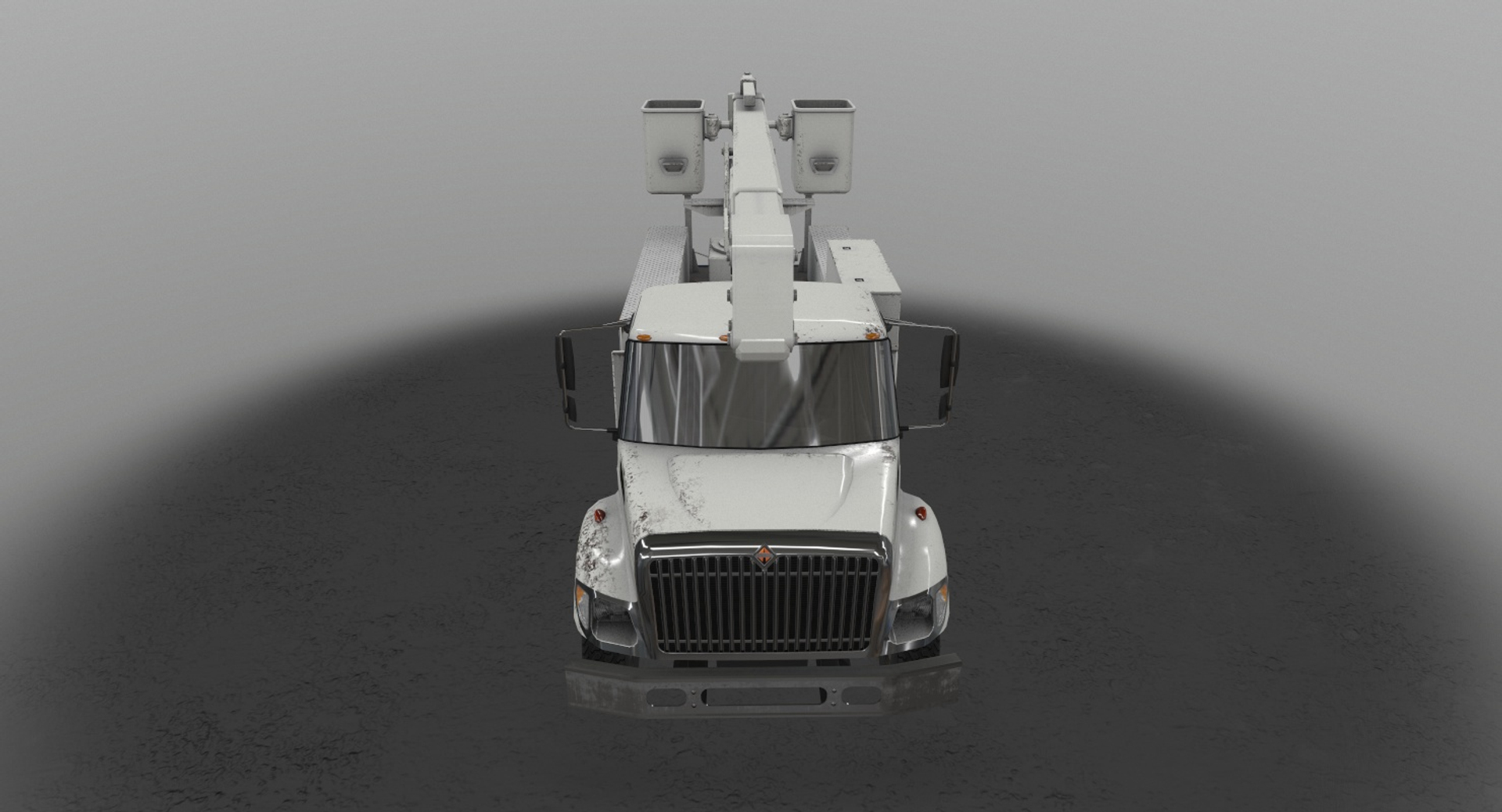 Navistar Bucket Truck 3D Model - TurboSquid 1558877