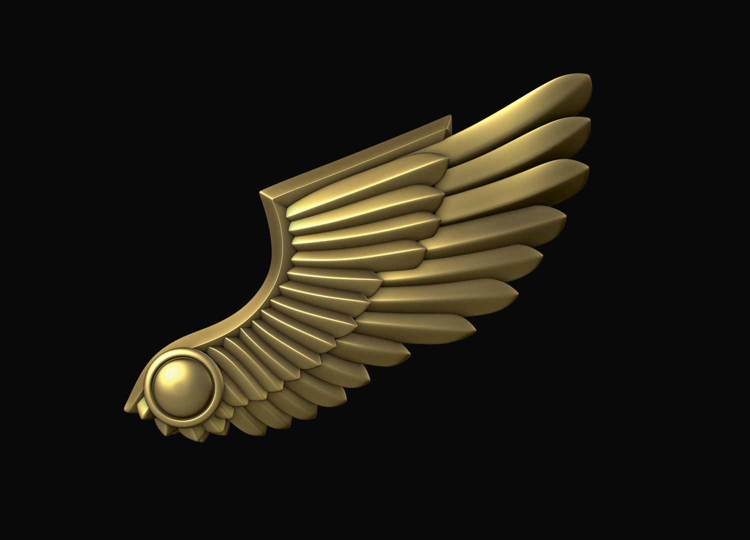 Wings Stylized 3D print model - TurboSquid 1872354