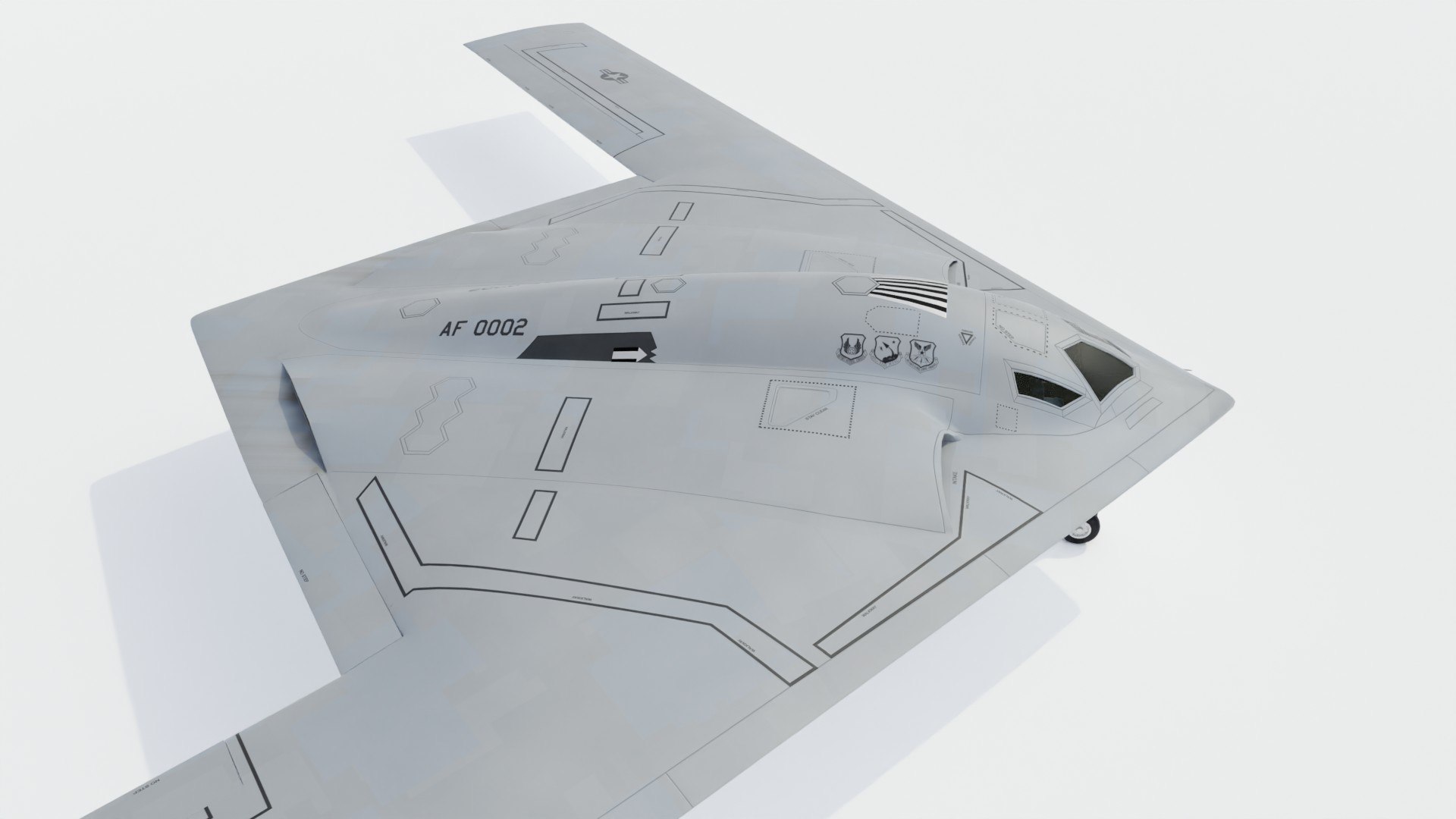 3D Northrop Grumman B-21 Raider - TurboSquid 2335285
