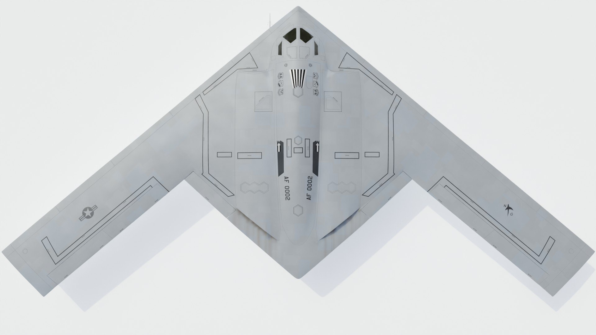 3D Northrop Grumman B-21 Raider - TurboSquid 2335285