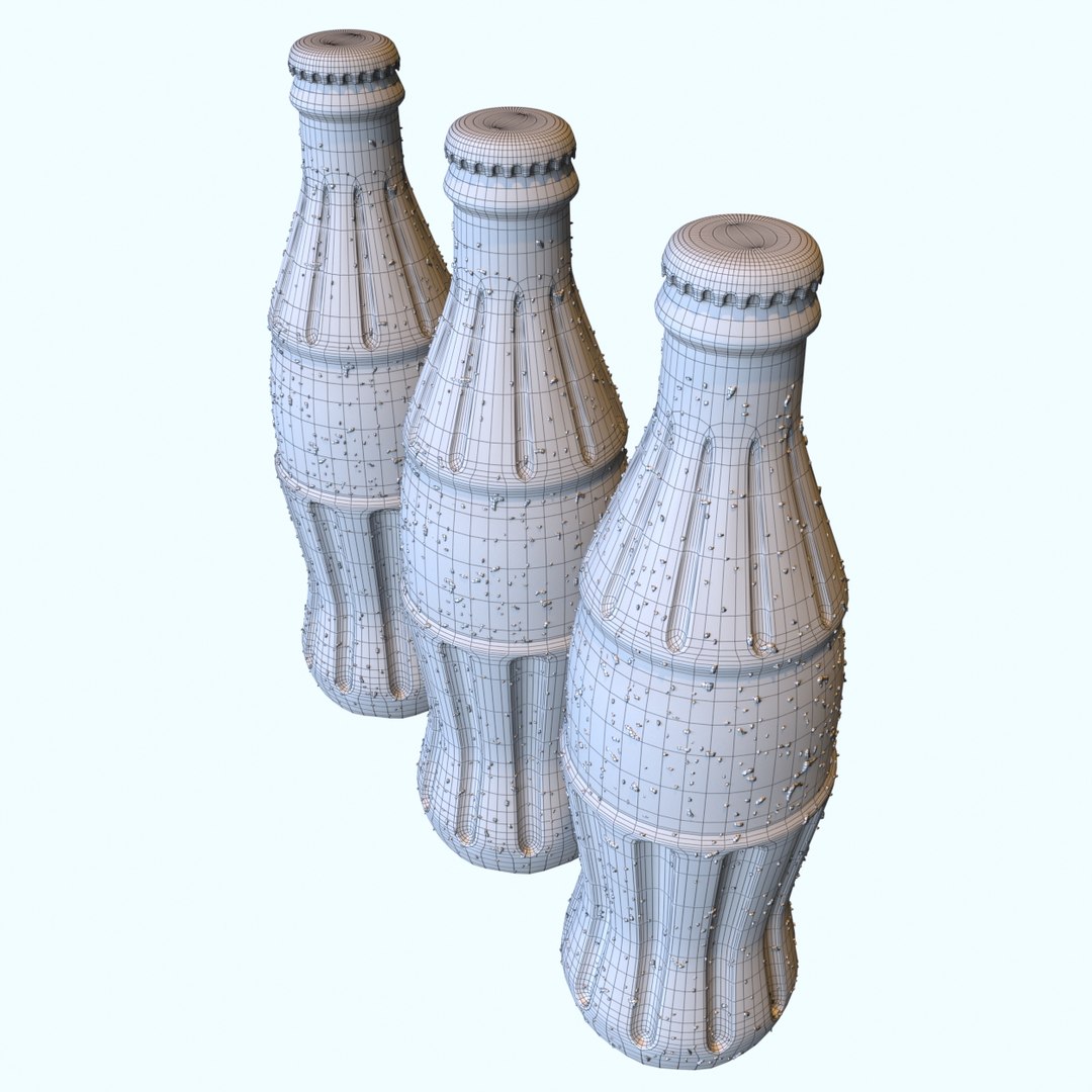 3D Cola 250ml Bottle Model - TurboSquid 1557186