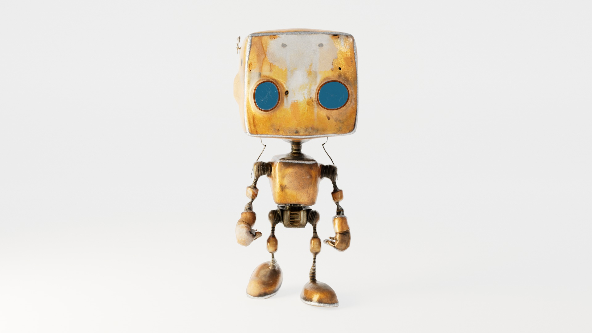 modelo 3d Robot oxidado manipulado animado - TurboSquid 2356120